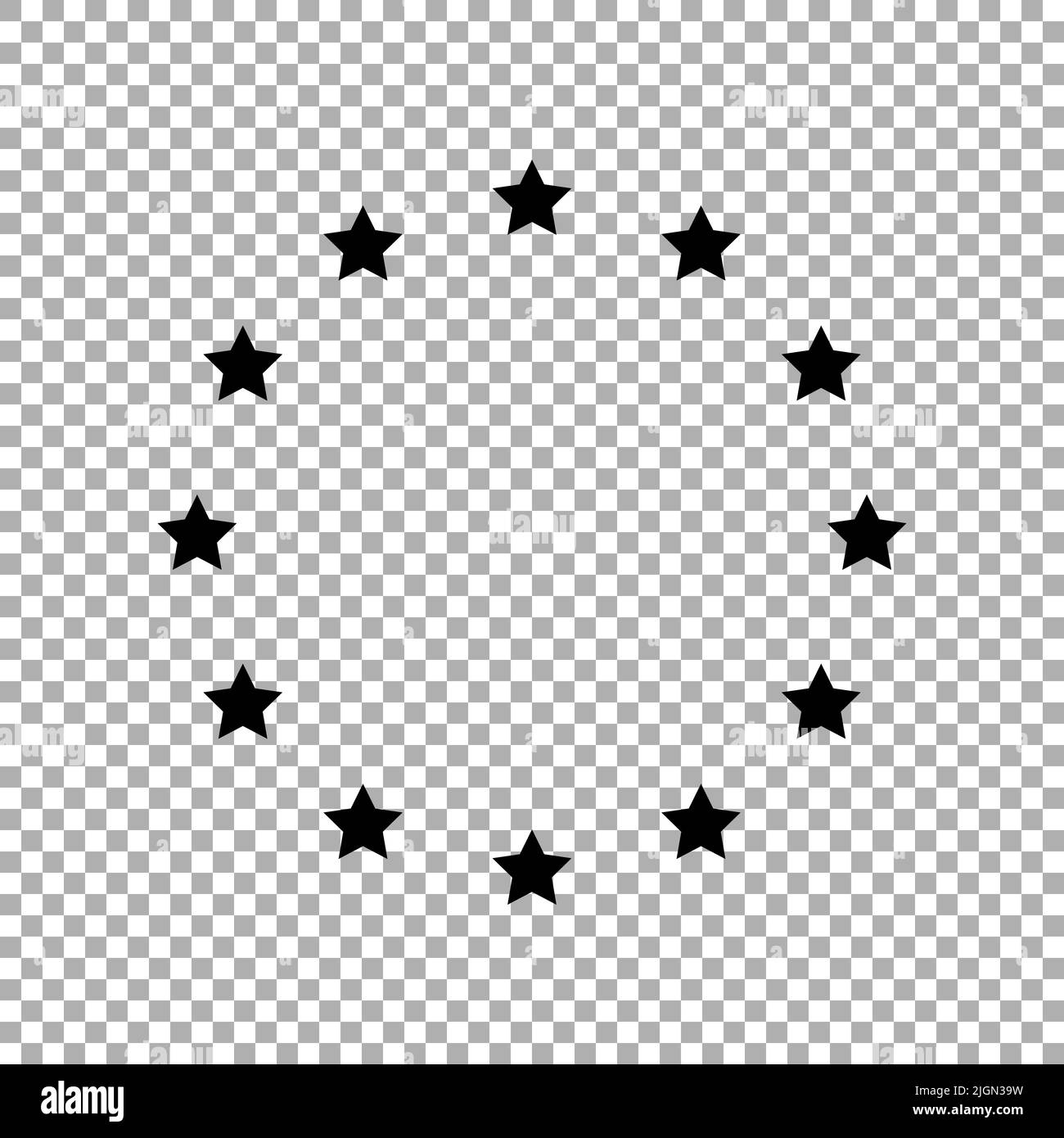 Europe union star vector icon isolated on white background Stock Vector ...