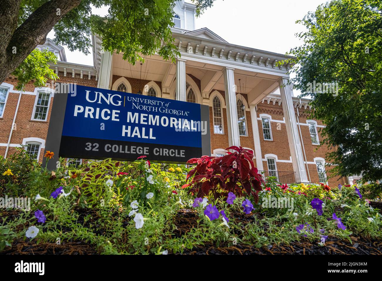 Price Memorial Hall at the University of North Georgia in Dahlonega ...