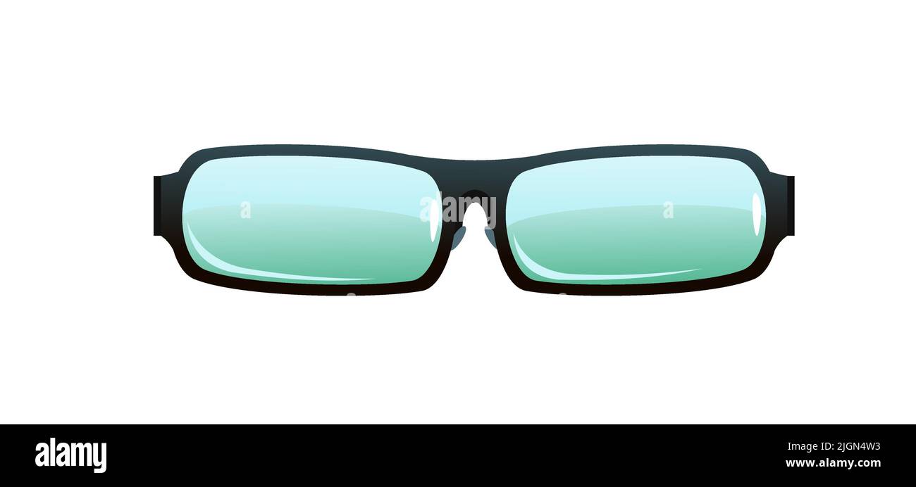 Glasses for vision. Optical instrument for better seeing. Object ...