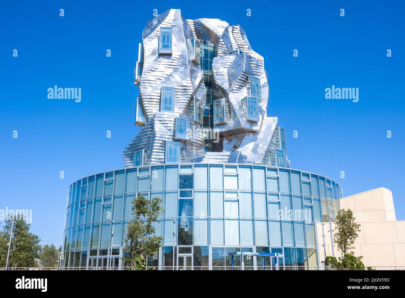 View on LUMA Arles is a project for an artistic and cultural complex ...