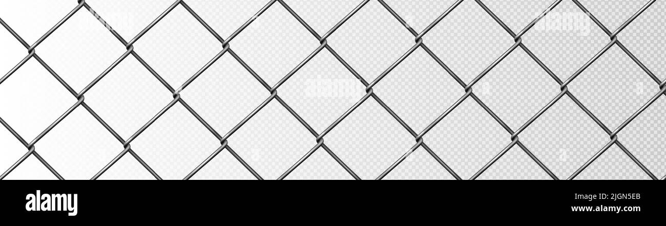 Metal fence mesh, pattern of steel wire grid isolated on white ...