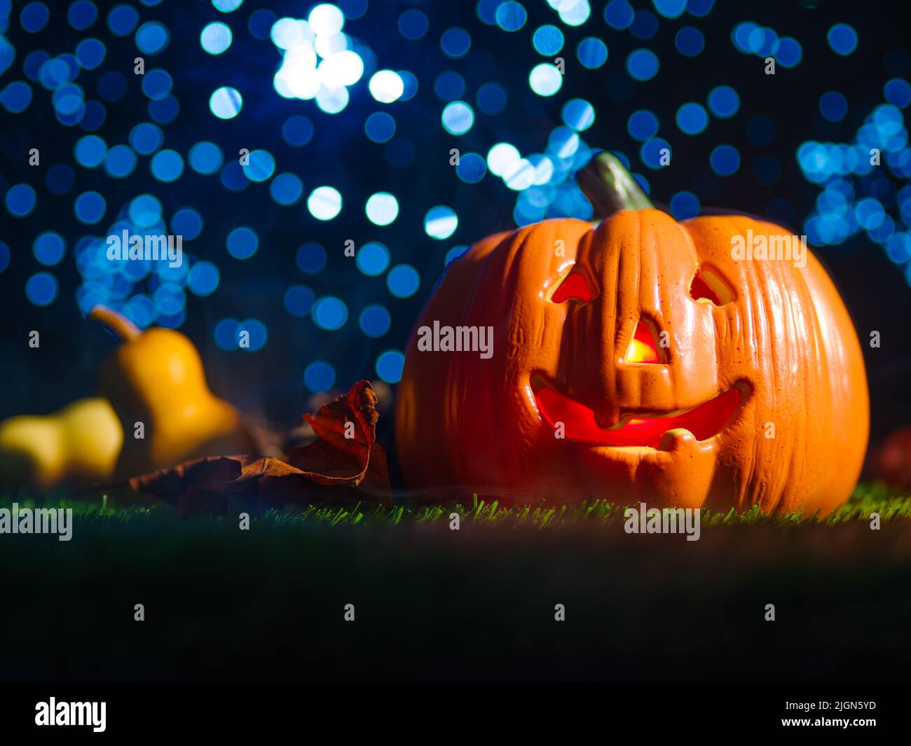Halloween starry night on cemetery hi-res stock photography and images ...