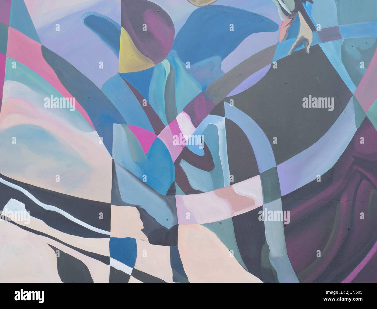 Painting abstract design mural hi-res stock photography and images - Alamy
