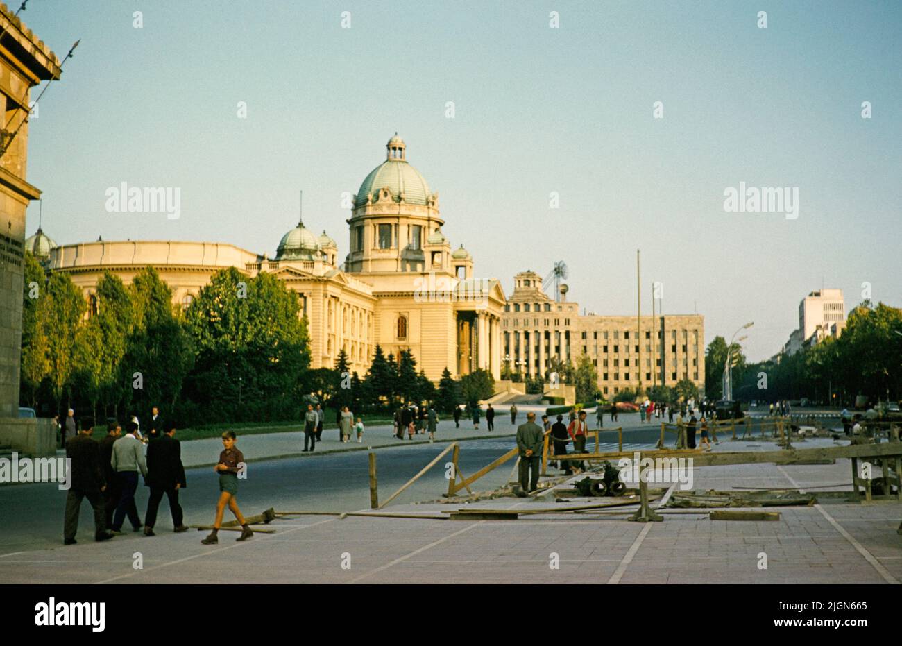 Parliament building, Belgrade, Serbia, Yugoslavia 1959 Stock Photo - Alamy