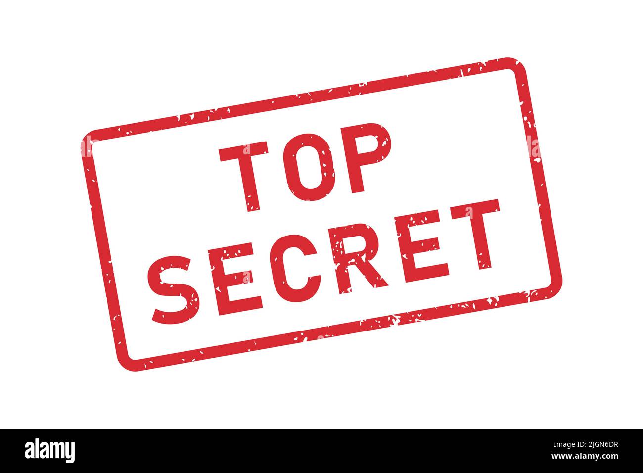 Grunge Top Secret word rubber stamp. Top Secret red sticker set. Grunge ...