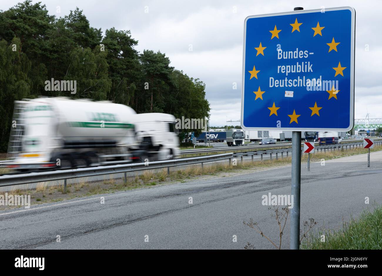 Bad Bentheim, Germany. 11th July, 2022. "Federal Republic of Germany ...