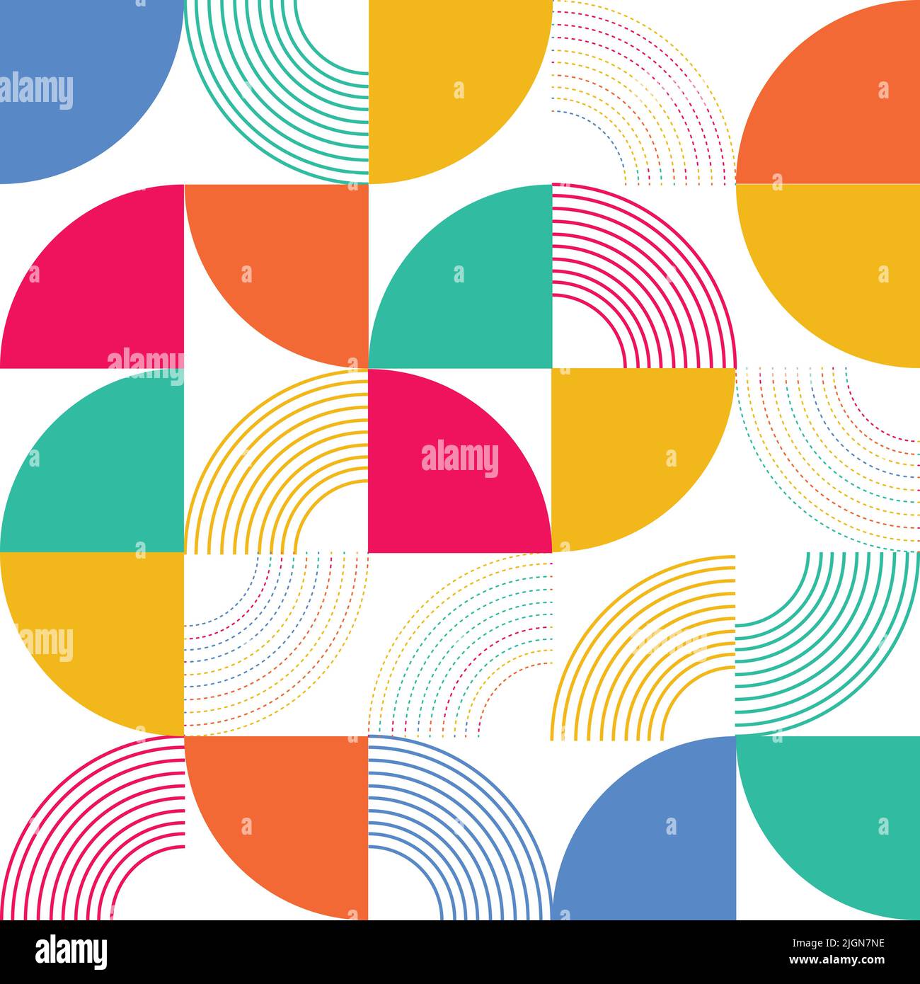 Geometric pattern vector background with circles shapes. Perfect for ...