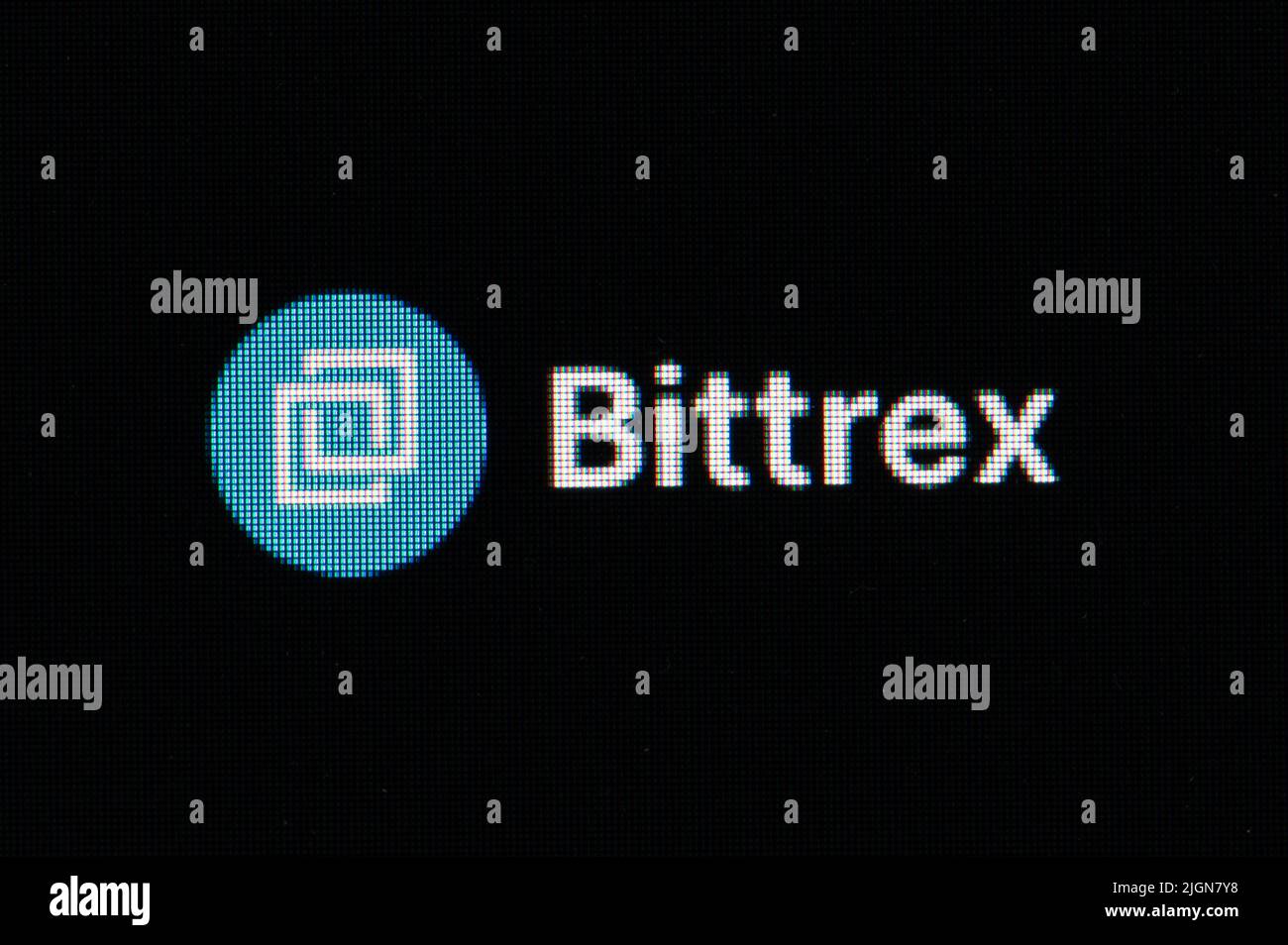 Rottweil, Germany. 11th July, 2022. The logo of the crypto exchange ...