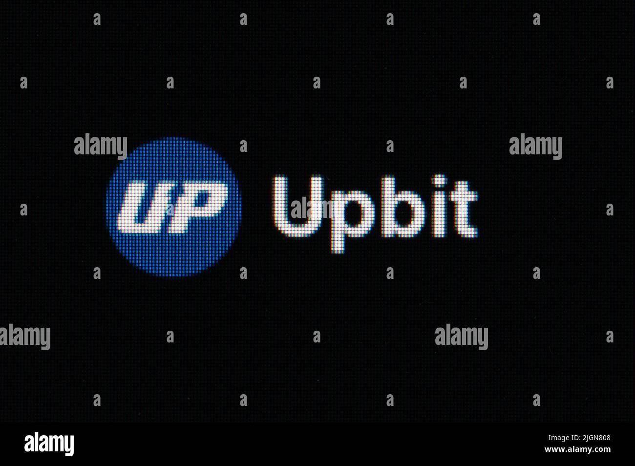 Upbit logo hi-res stock photography and images - Alamy