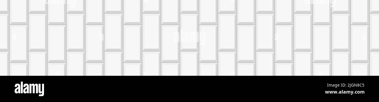 White vertical rectangle tile texture. Ceramic or brick wall seamless ...