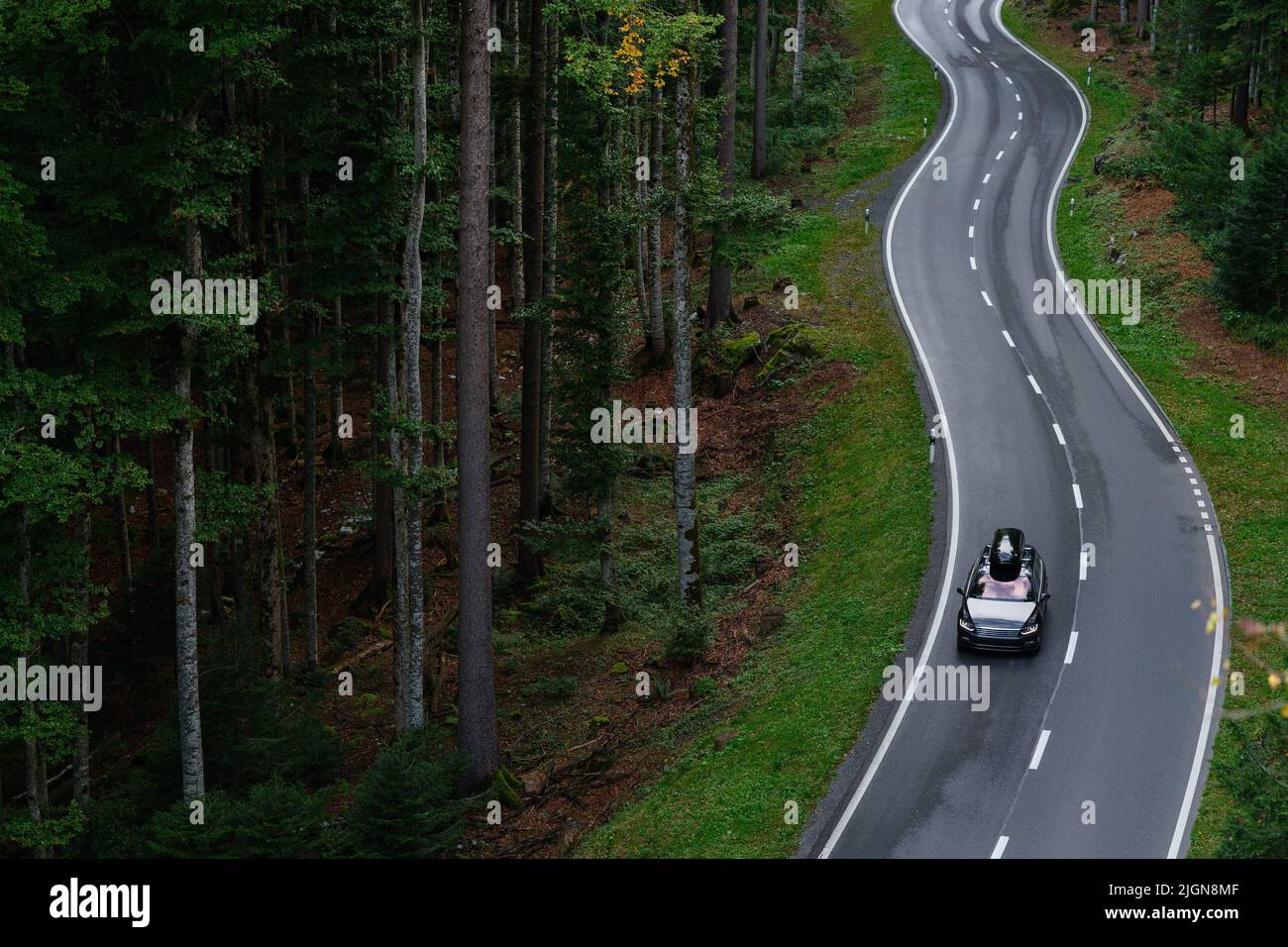 Fast moving road in the summer hi-res stock photography and images - Alamy