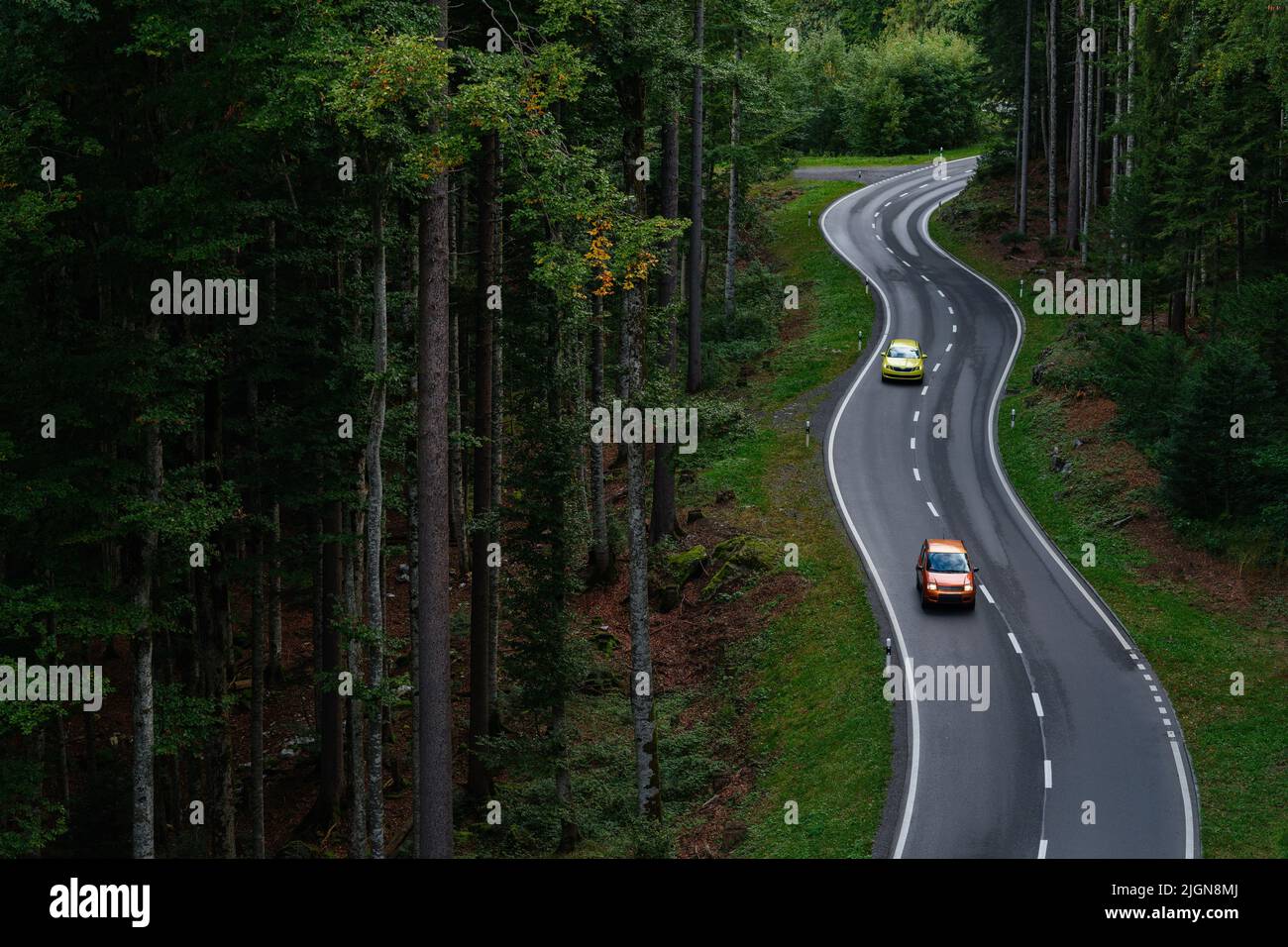 Fast moving road in the summer hi-res stock photography and images - Alamy