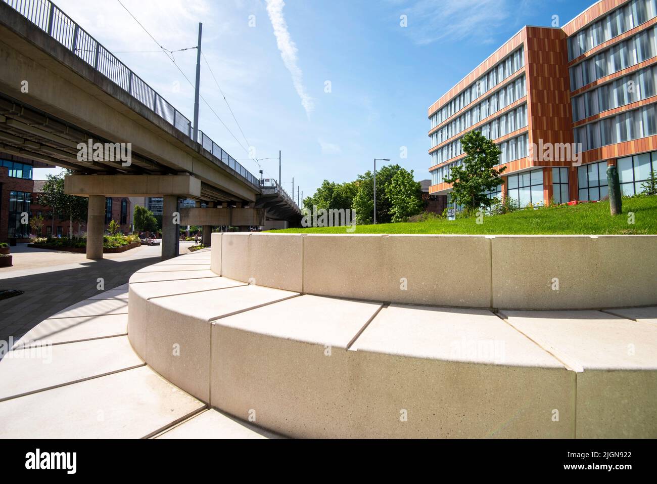 The new Broad Marsh Car Park and public space on the South Side of ...