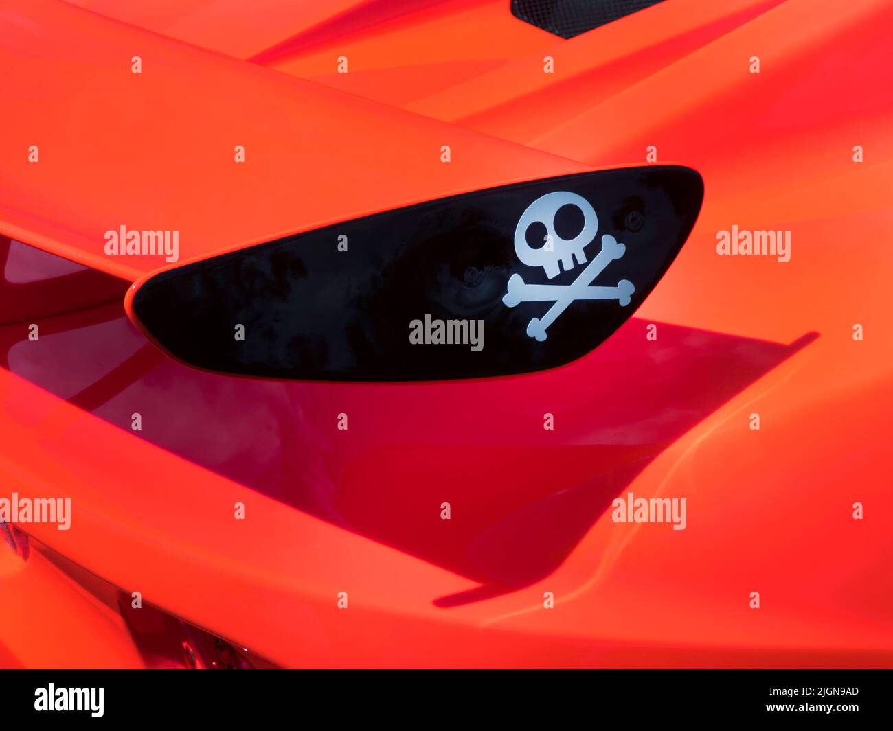 Day glow orange car hi-res stock photography and images - Alamy