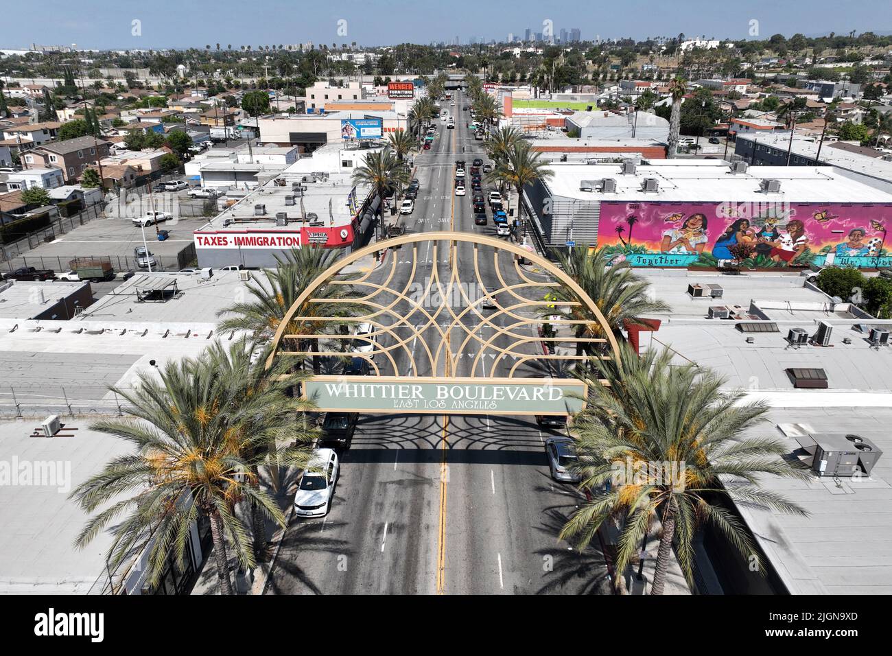 Whittier blvd in east los angeles hi-res stock photography and images ...