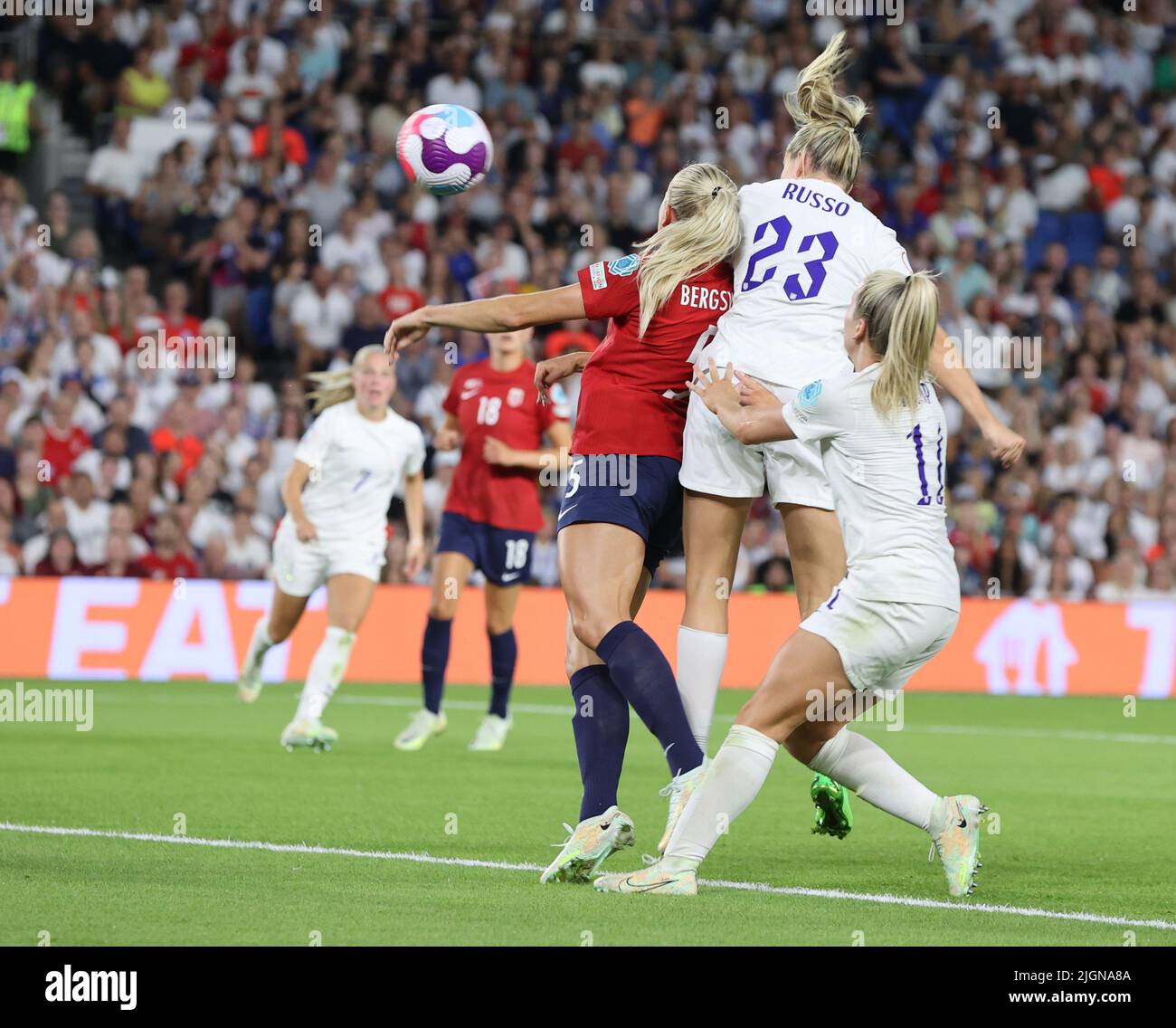 BRIGHTON ENGLAND - JULY 11 : Alessia Russo(Manchester United) of ...