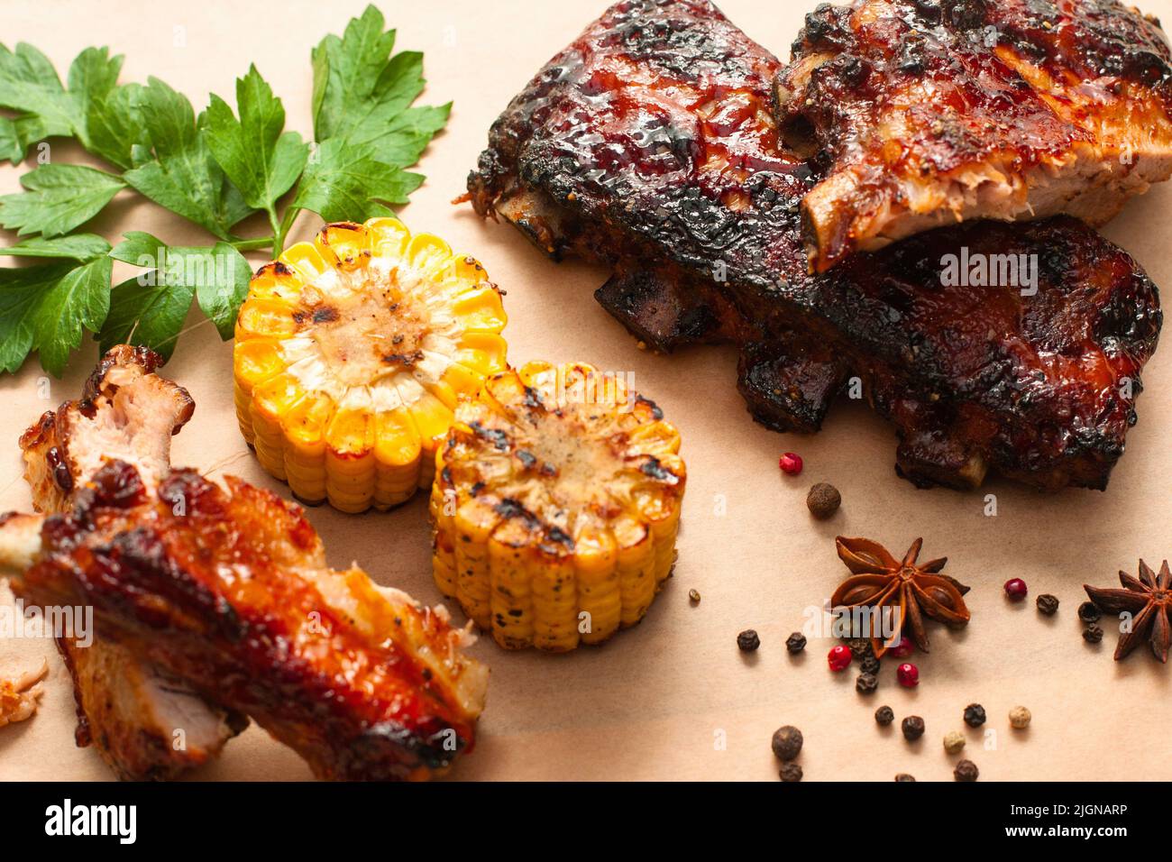 Corn ribs hi-res stock photography and images - Alamy