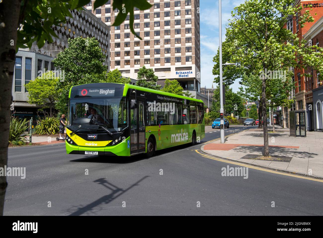 Nottingham city transport bus hi-res stock photography and images - Alamy