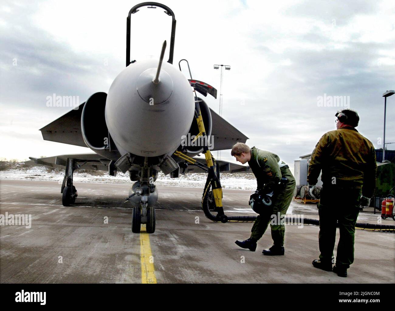 The last Viggen aircraft (Saab 37 Viggen) test flew on Tuesday ...