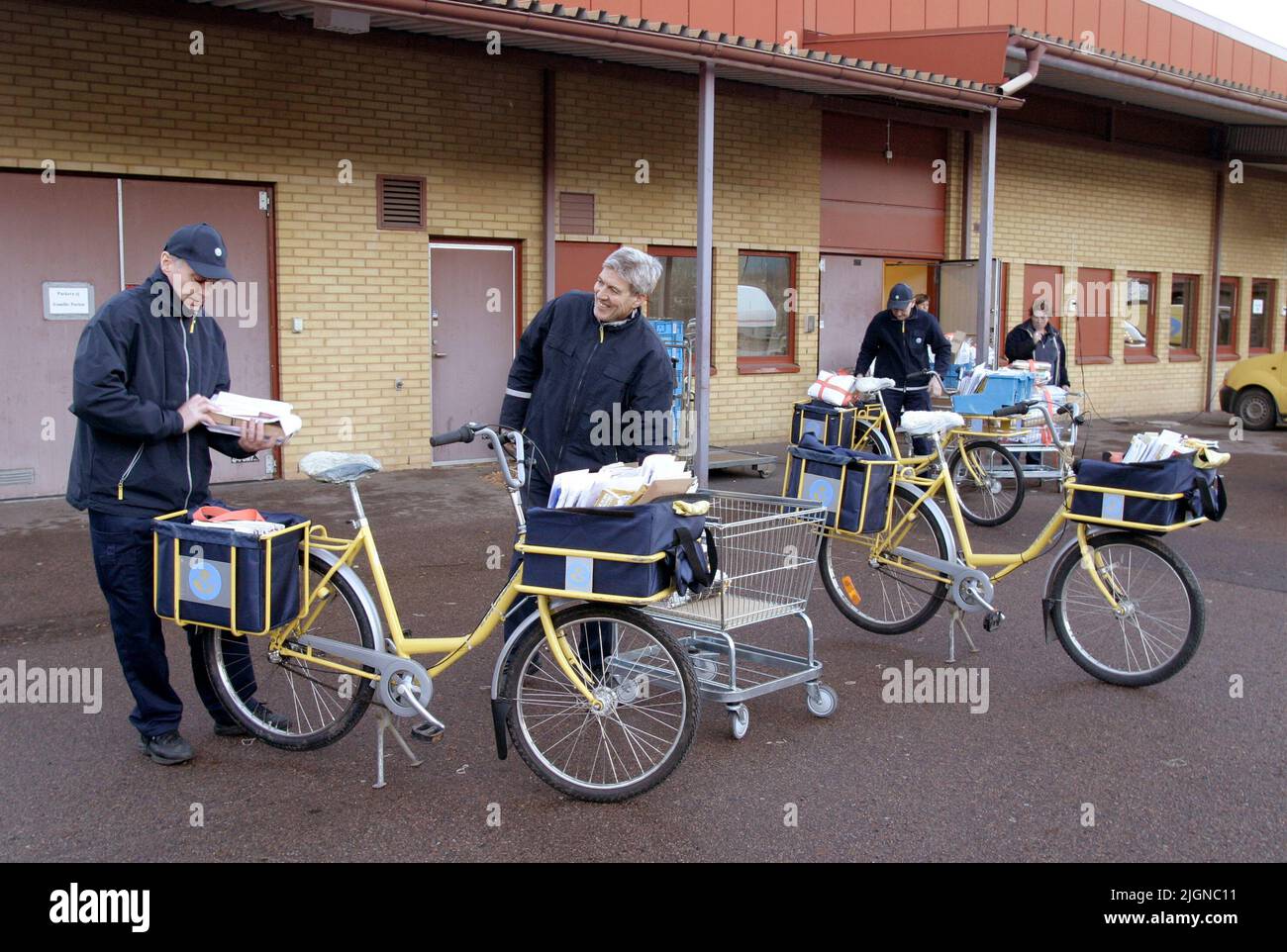 Swedish post bike postal service hi-res stock photography and images ...