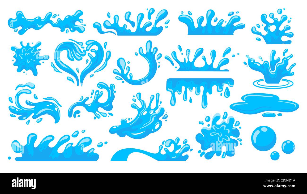 Cartoon water droplet hi-res stock photography and images - Alamy