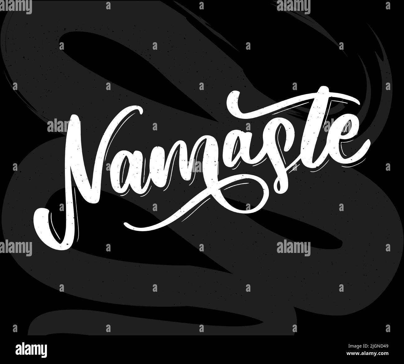 Namaste lettering Indian greeting, Hello in Hindi T shirt hand lettered ...
