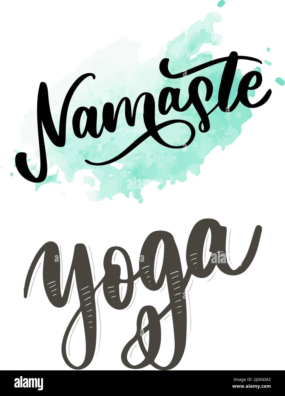Namaste lettering Indian greeting, Hello in Hindi T shirt hand lettered ...