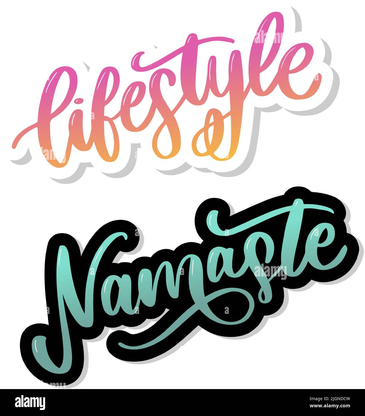 Namaste lettering Indian greeting, Hello in Hindi T shirt hand lettered ...