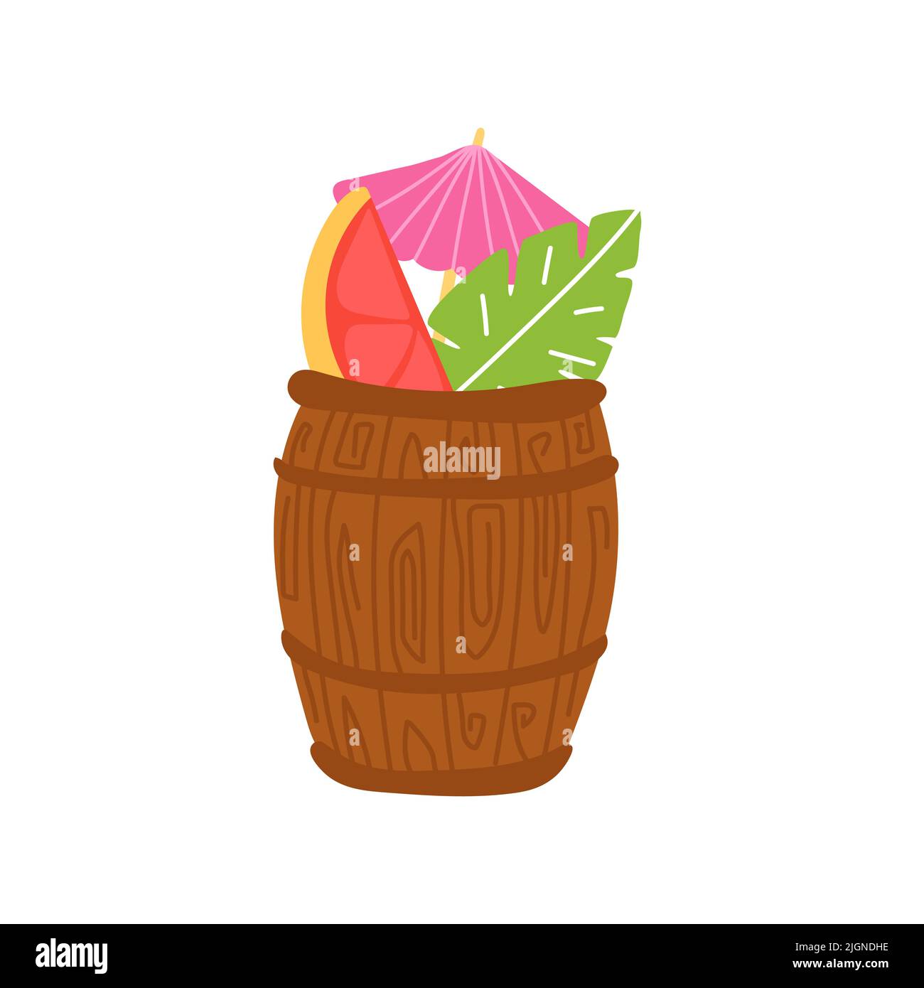 Tiki drink icon hi-res stock photography and images - Alamy