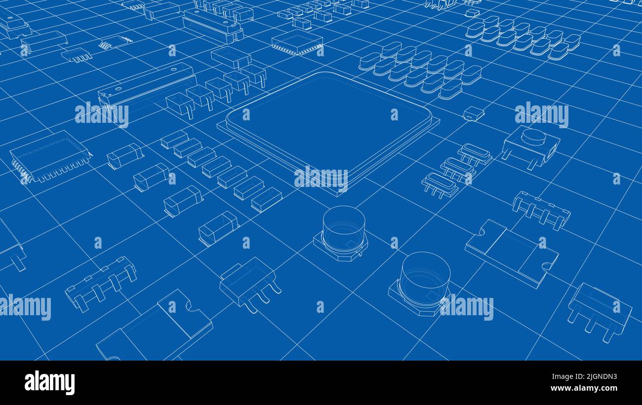 Transistor 3d Stock Vector Images - Alamy