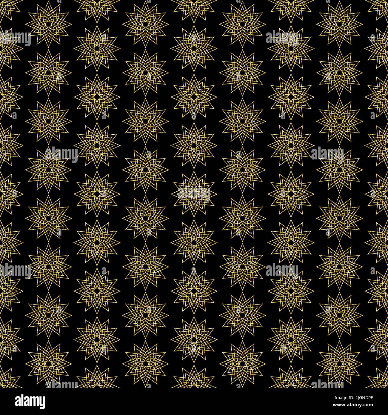 Christmas pattern snowflake gold shimmer glitter seamless background ...