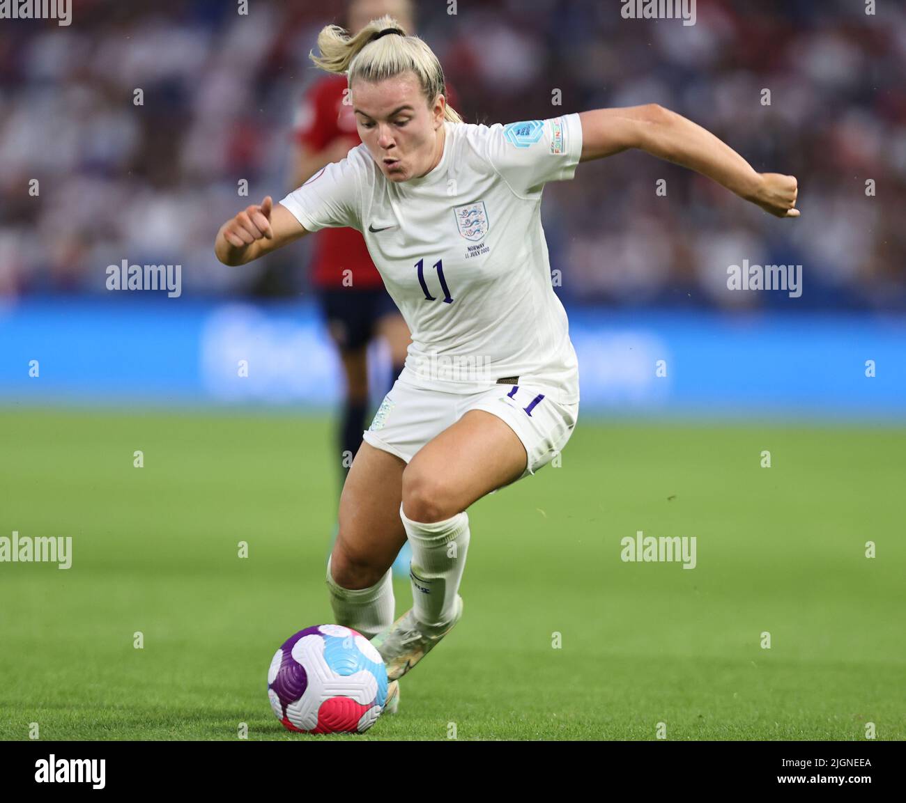 BRIGHTON ENGLAND - JULY 11 : Lauren Hemp (Manchester City) of England ...