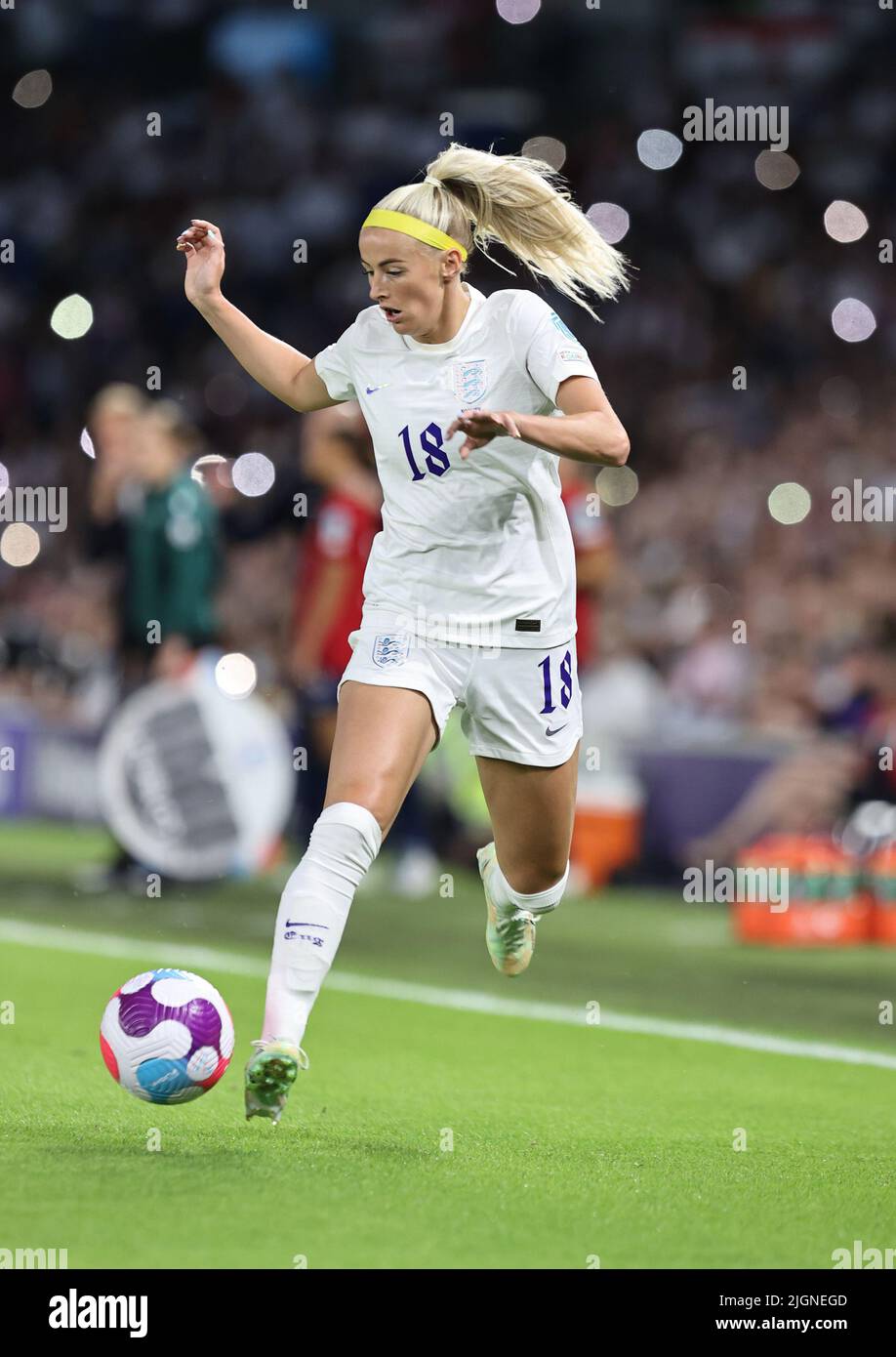 BRIGHTON ENGLAND - JULY 11 : Chloe Kelly (Manchester City) of England ...