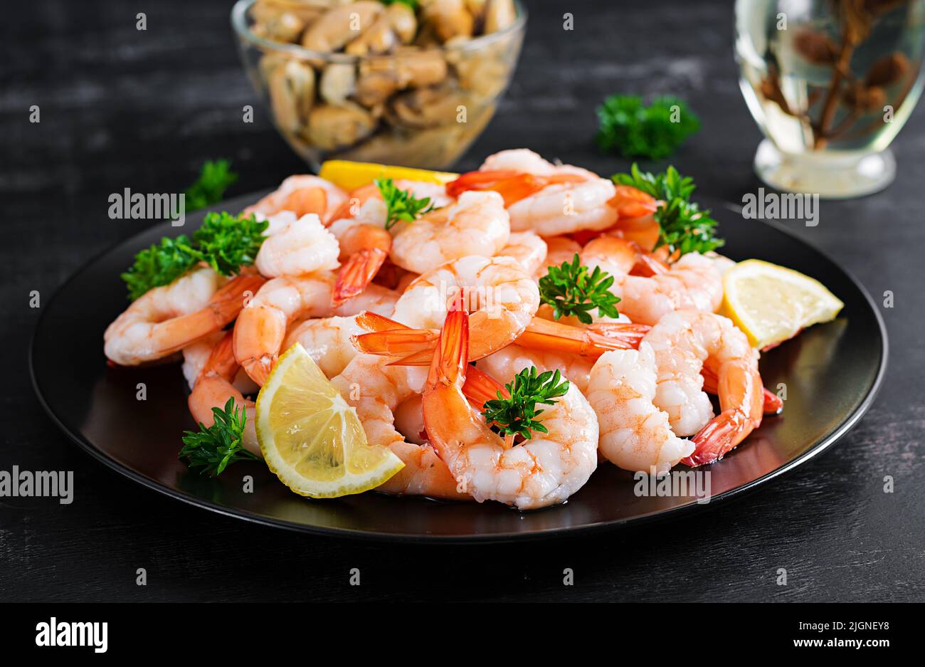 Shrimps tails hi-res stock photography and images - Alamy