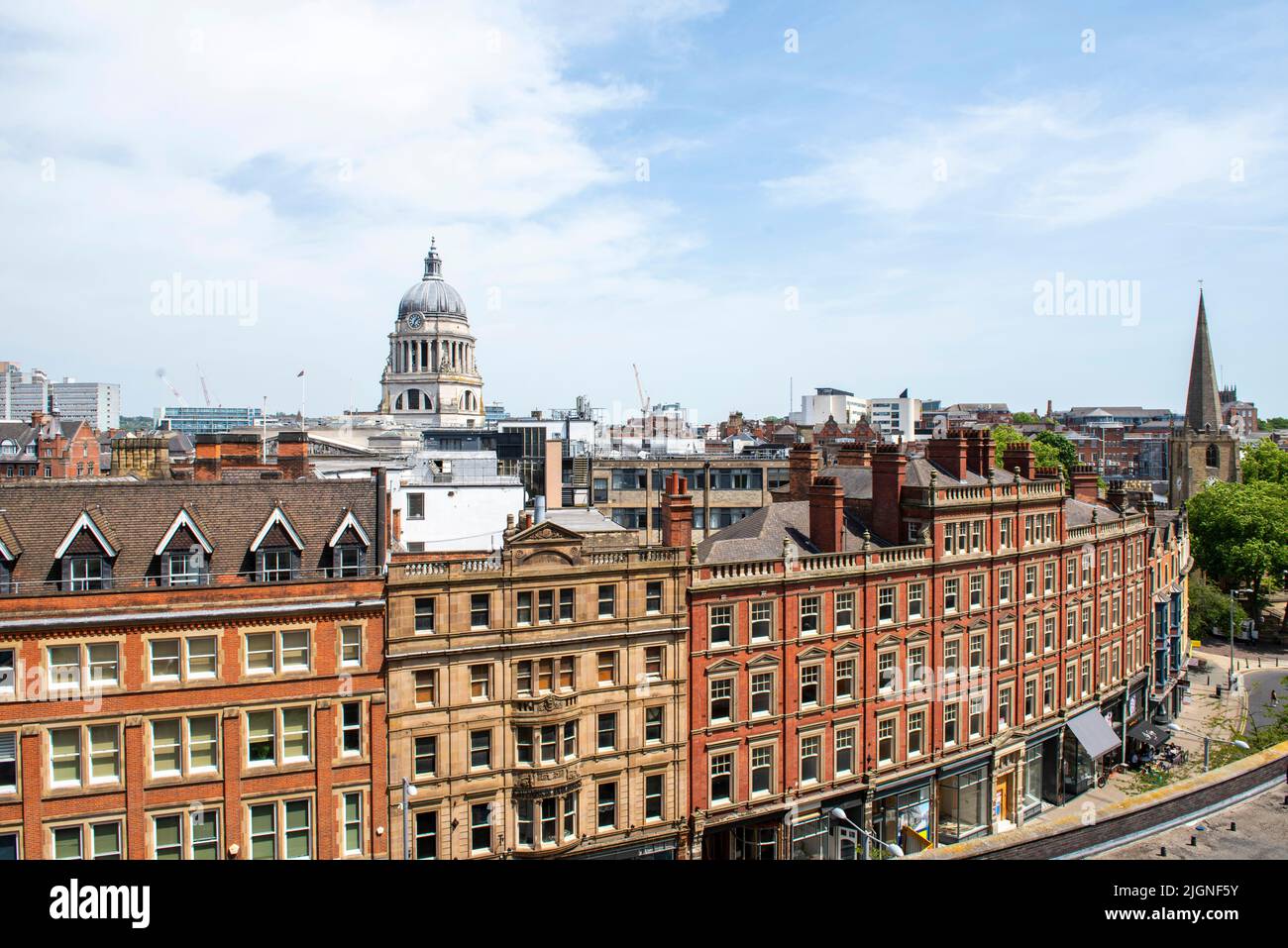 View onto Wheeler Gate from the rooftop of the Pearl Assurance Building ...