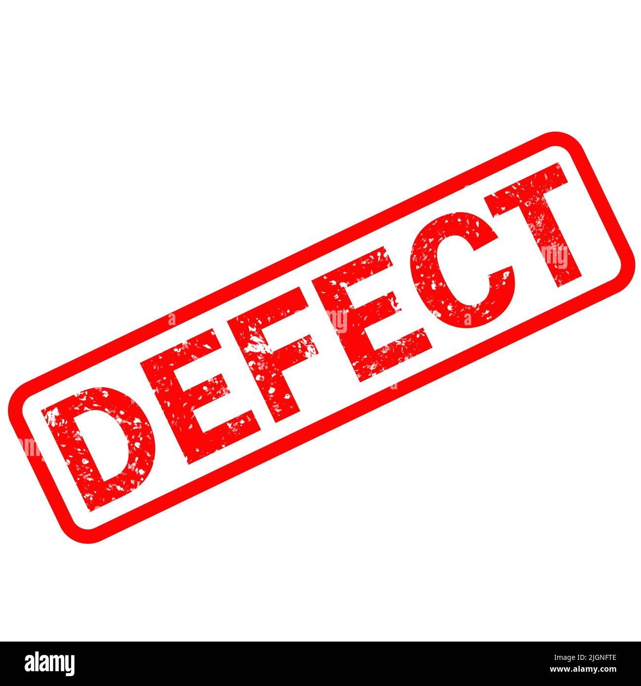 defect stamp sign. defect grunge rubber stamp on white background. flat ...