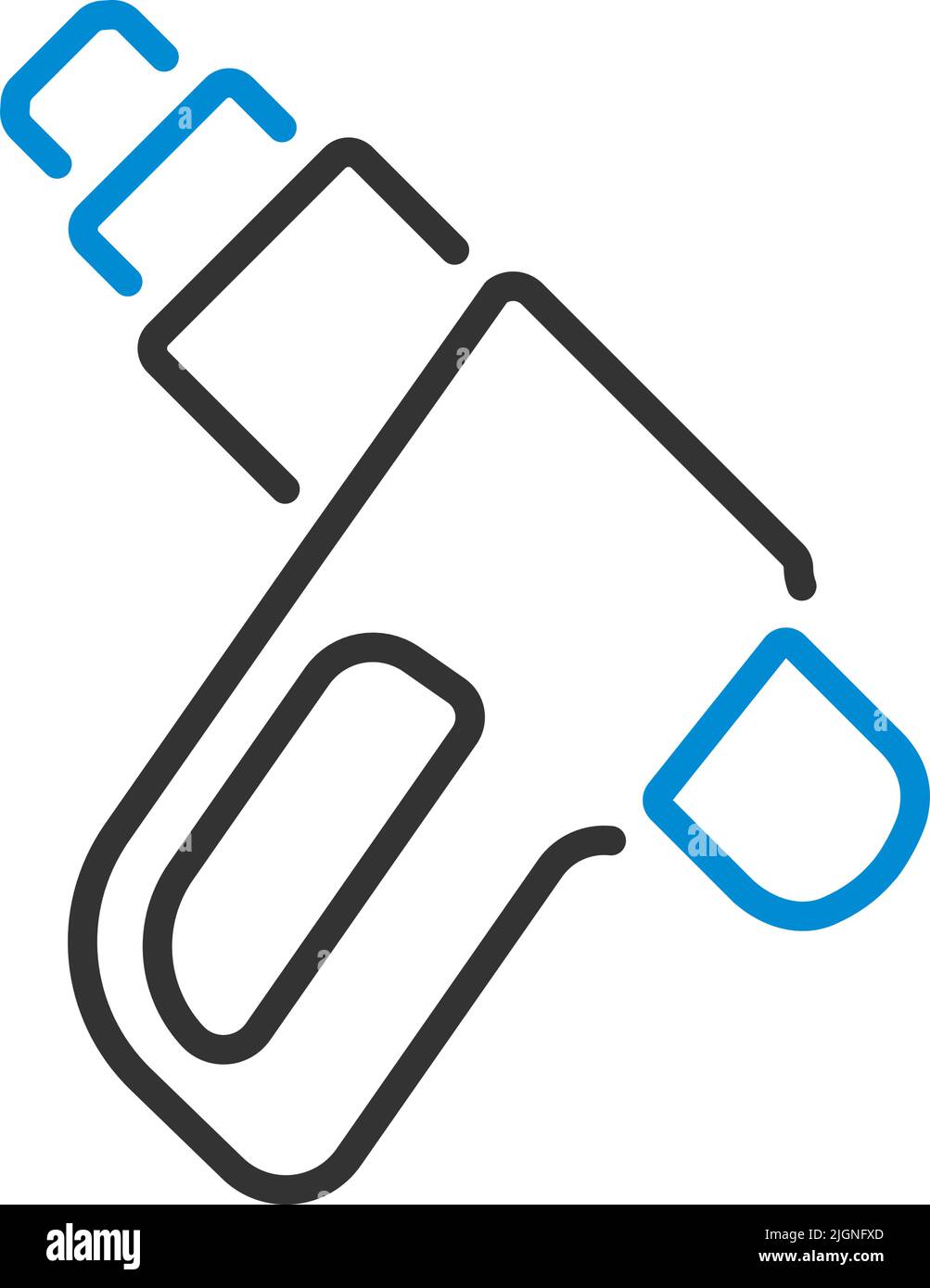 Icon Of Electric Industrial Dryer. Bold outline design with editable ...