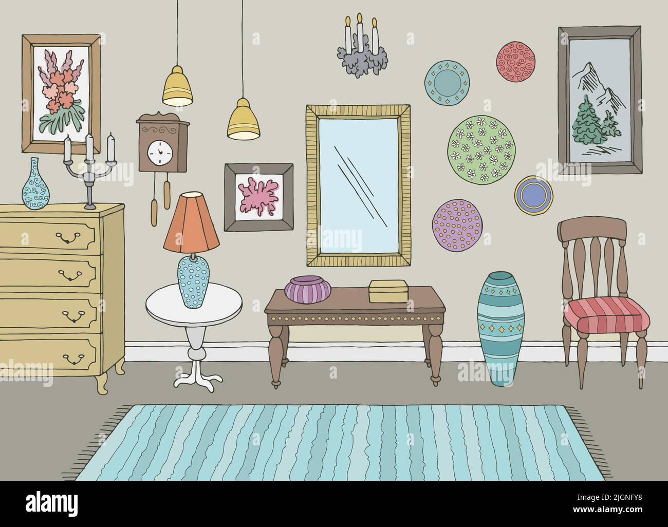 Vase store Stock Vector Images - Alamy