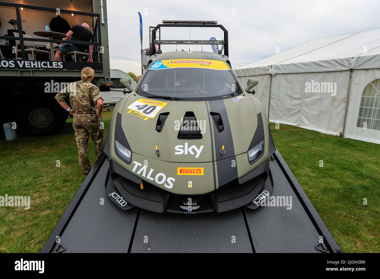The CS Panda Ferrari 488 car from Dewsbury based car company Talos is ...
