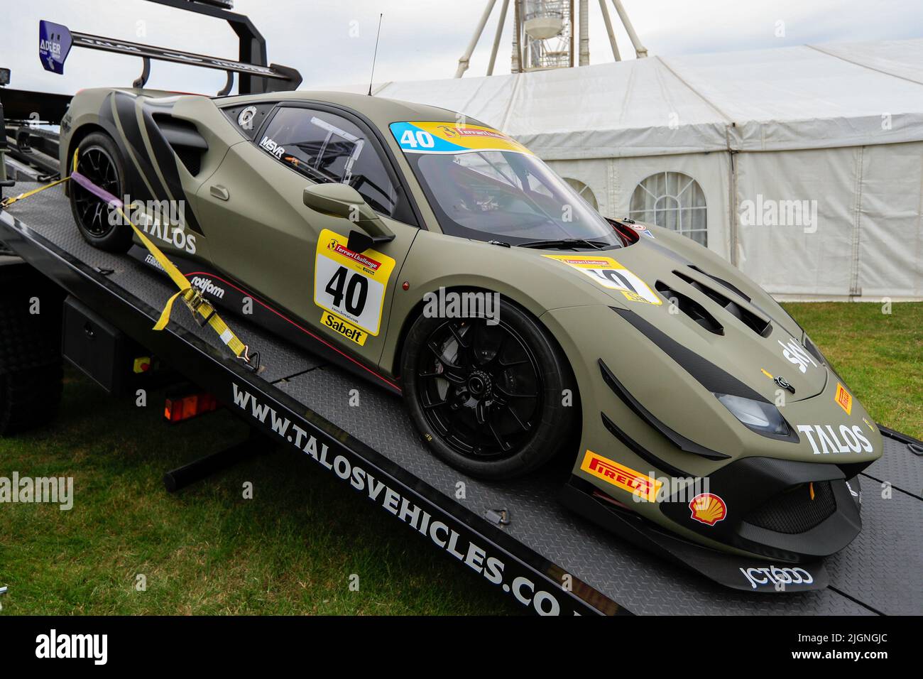 The CS Panda Ferrari 488 car from Dewsbury based car company Talos is ...