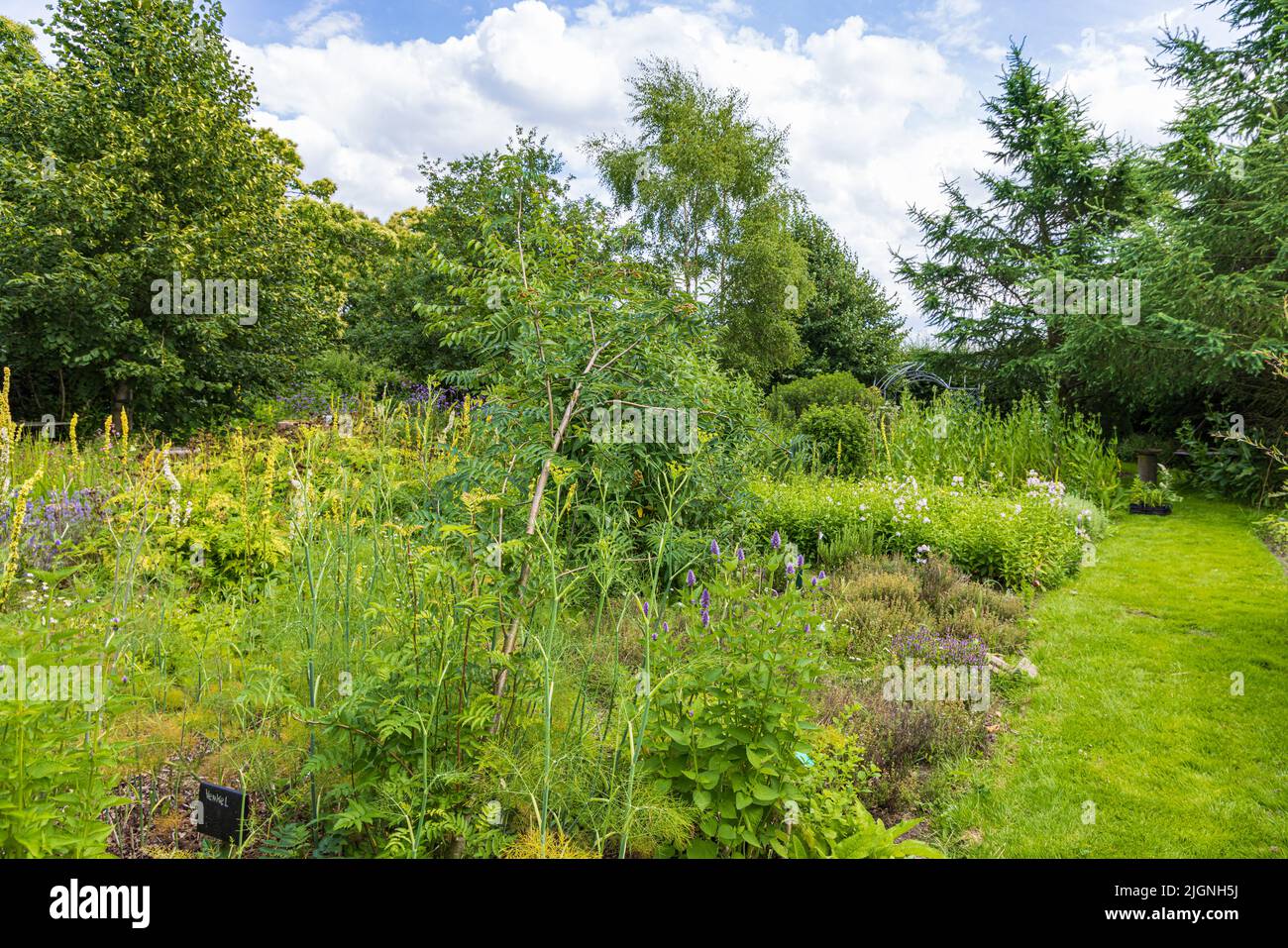 Overview of Glinstergarden in De Glind Barneld in The Netherlands Stock ...