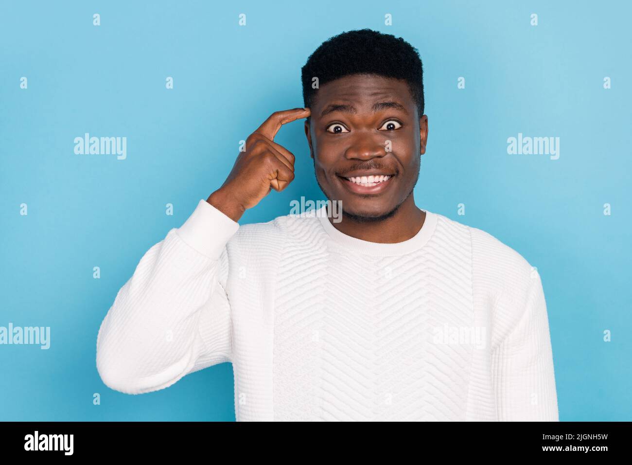 Scratching forehead hi-res stock photography and images - Alamy