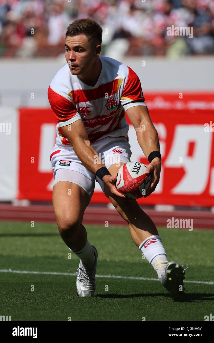 Tokyo, Japan. 9th July, 2022. Gerhard van den Heever (JPN) Rugby ...