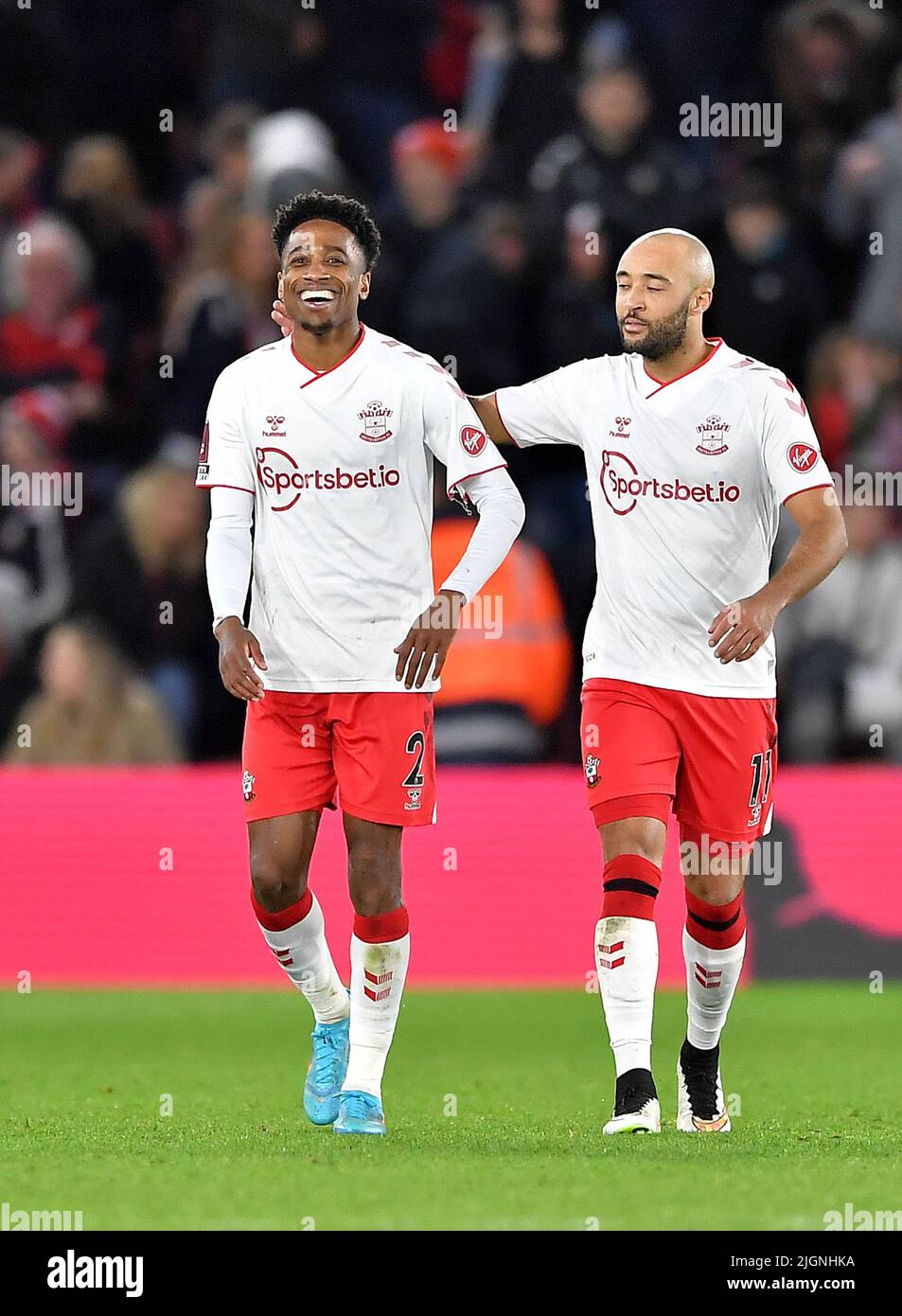 Kyle Walker-Peters of Southampton celebrates scoring his teams second ...