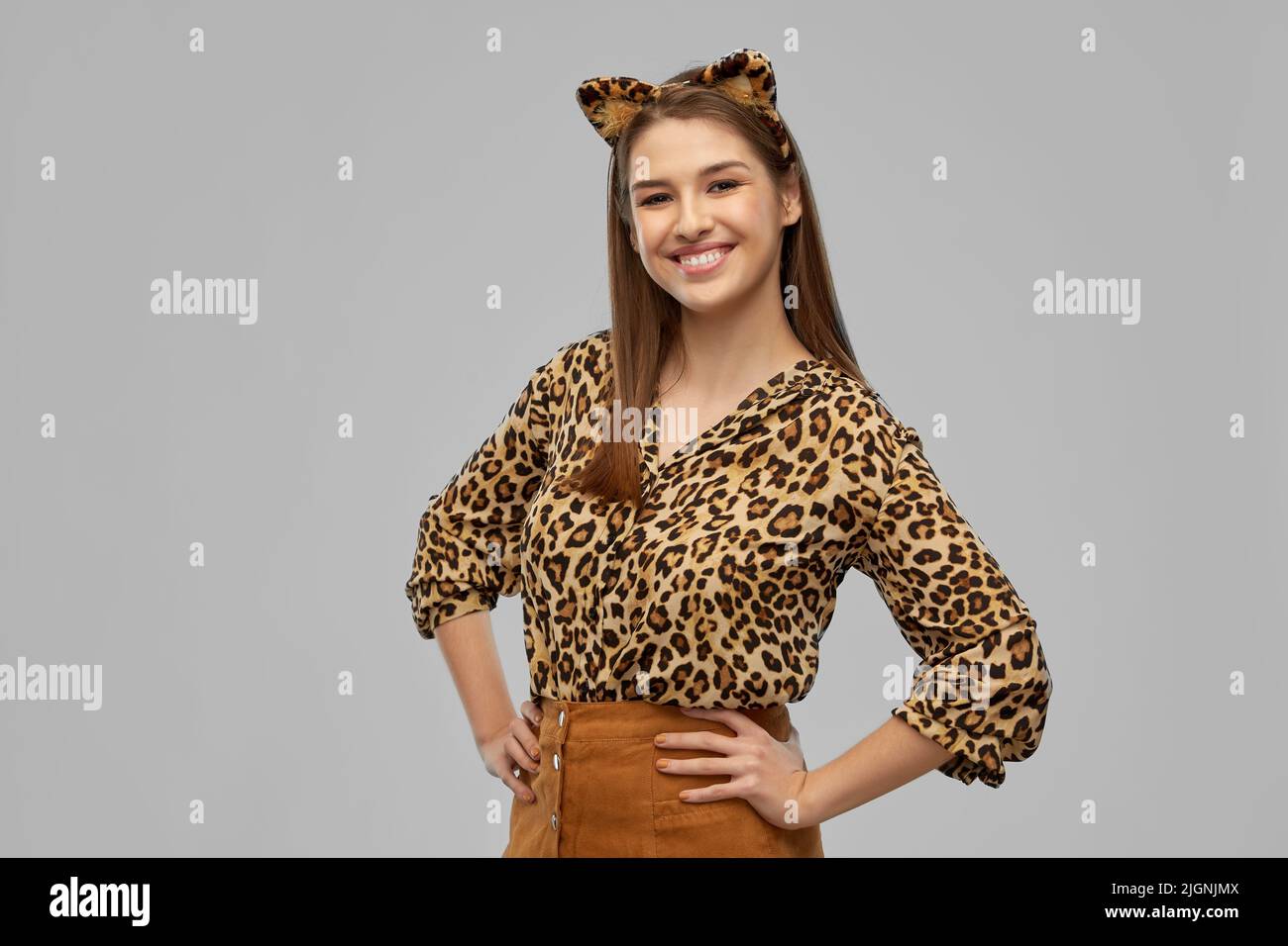 Adult animal fancy dress costume hi-res stock photography and images ...