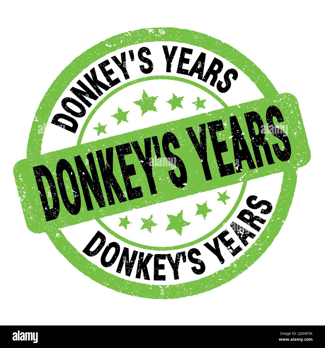 Donkeys years word Cut Out Stock Images & Pictures - Alamy