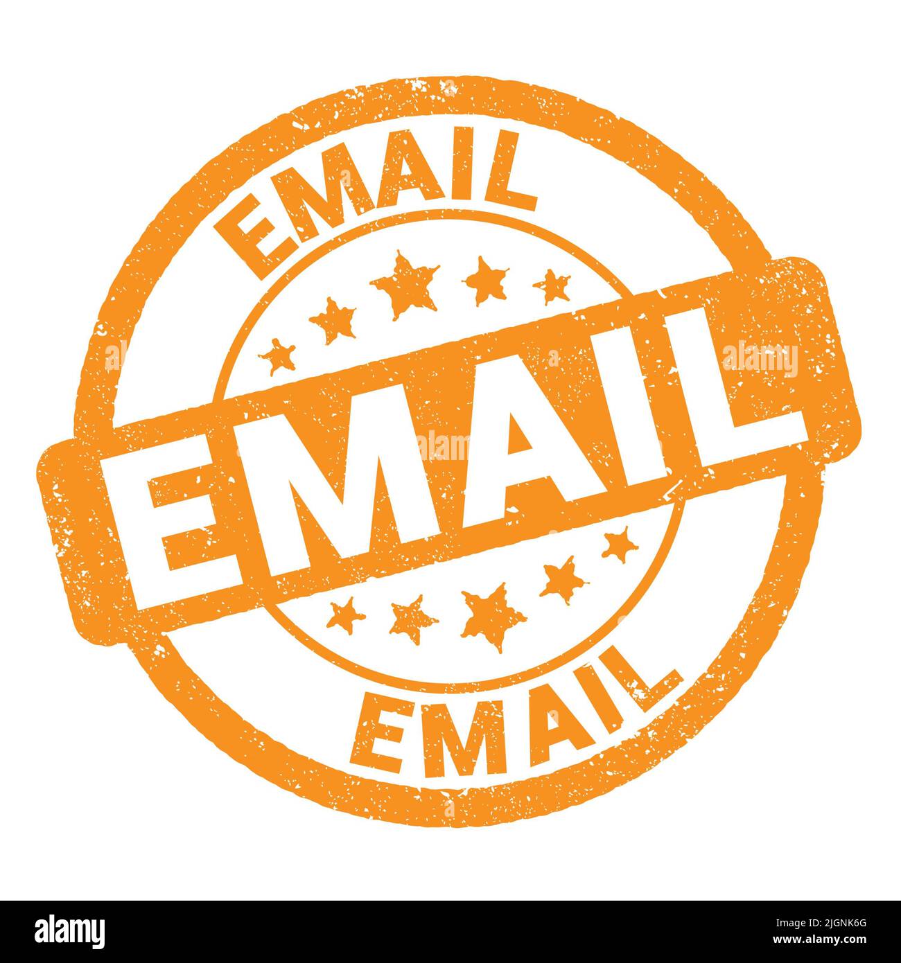 EMAIL text written on orange grungy stamp sign Stock Photo - Alamy