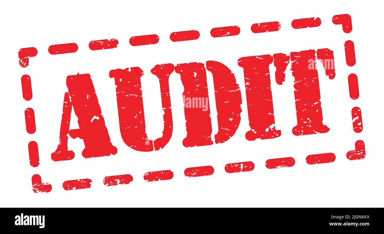 Audit red word audit Cut Out Stock Images & Pictures - Alamy