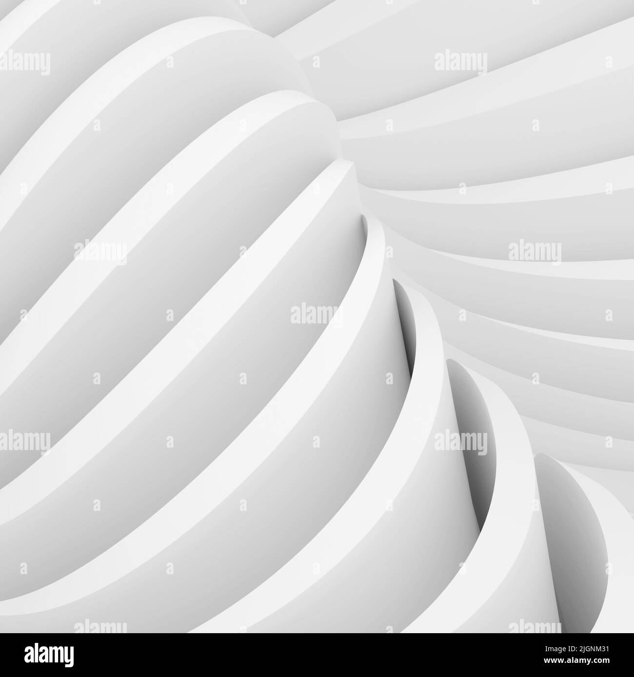 Futuristic white wall design Black and White Stock Photos & Images - Alamy