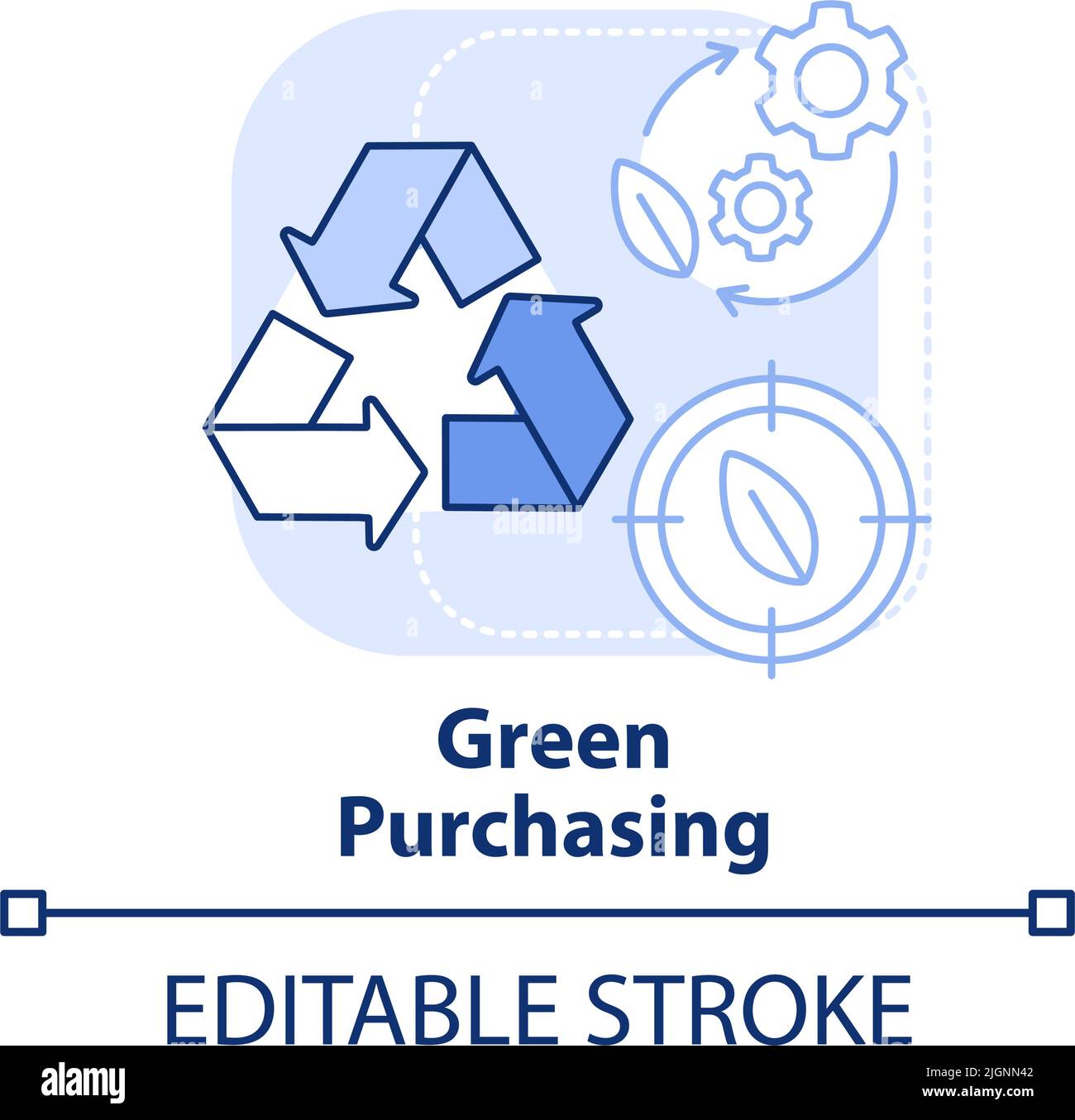 Green purchasing light blue concept icon Stock Vector Image & Art - Alamy